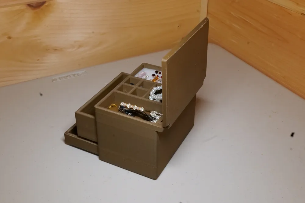 Tiered Jewelry Storage Box - Free 3D Print Model - MakerWorld