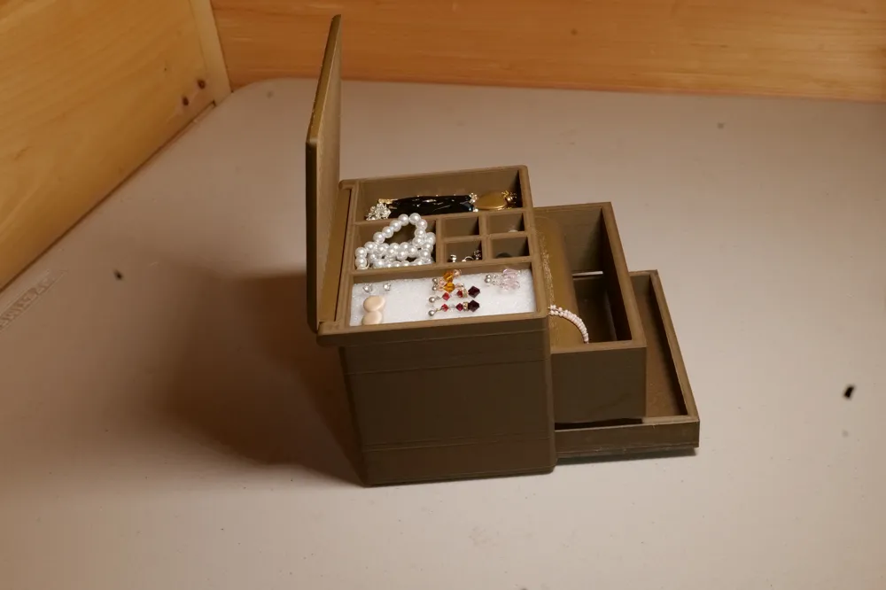 Tiered Jewelry Storage Box - Free 3D Print Model - MakerWorld