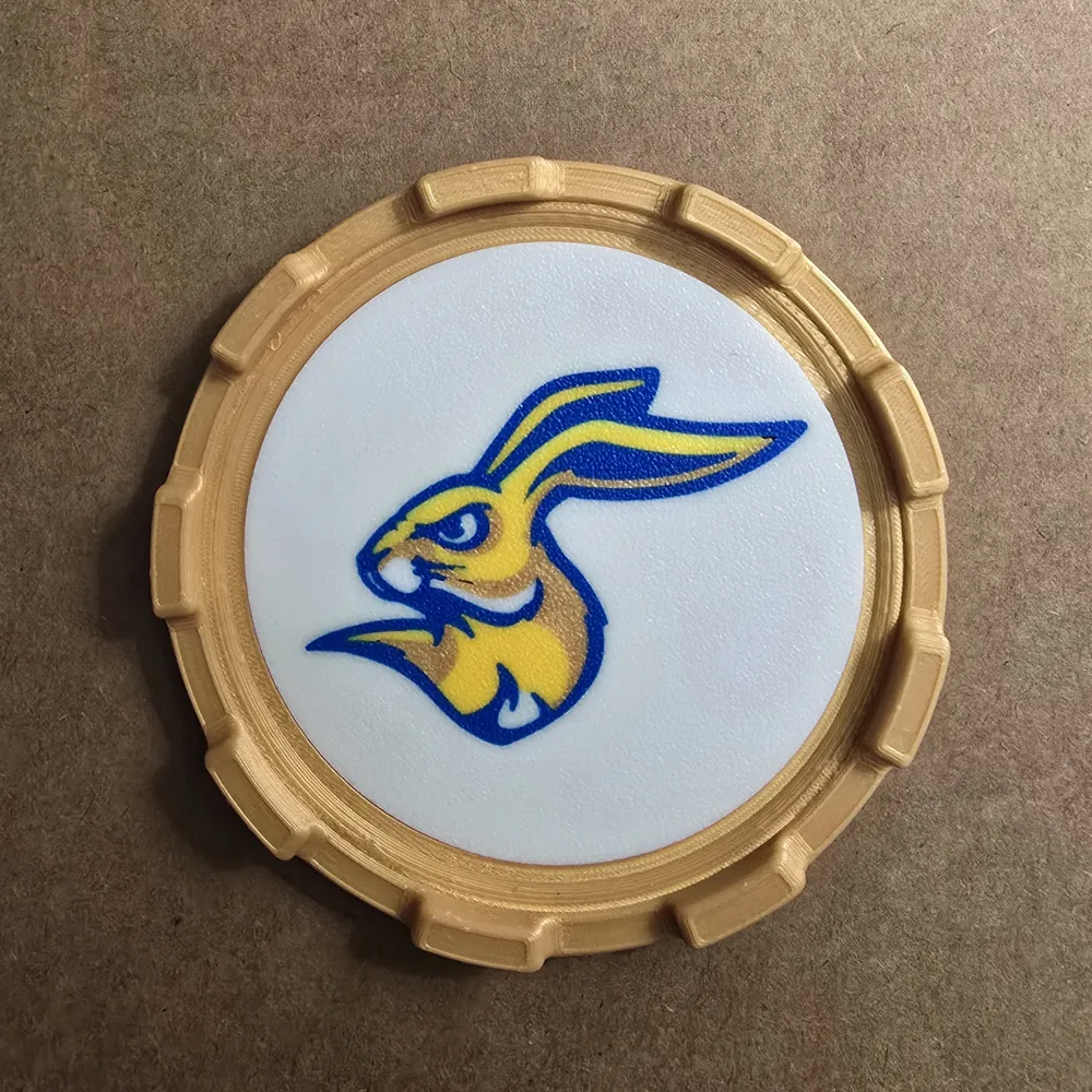 COASTER MASTER INSERT - SOUTH DAKOTA STATE by mercadogarzasMakerWorld ...