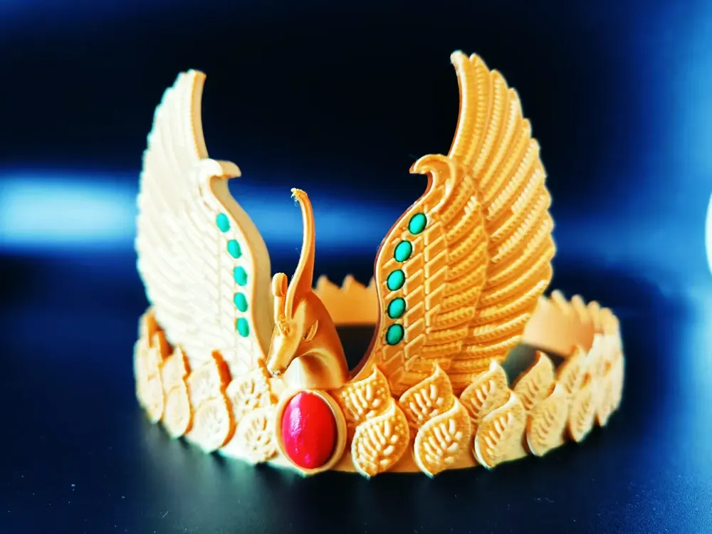 Phoenix Crown - Free 3D Print Model - MakerWorld