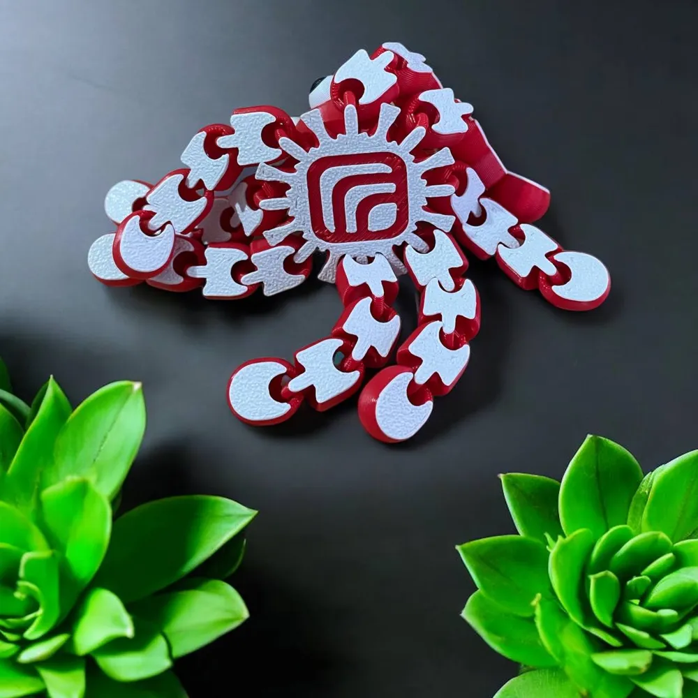 Small and flexi octopus its very adorable - Free 3D Print Model ...