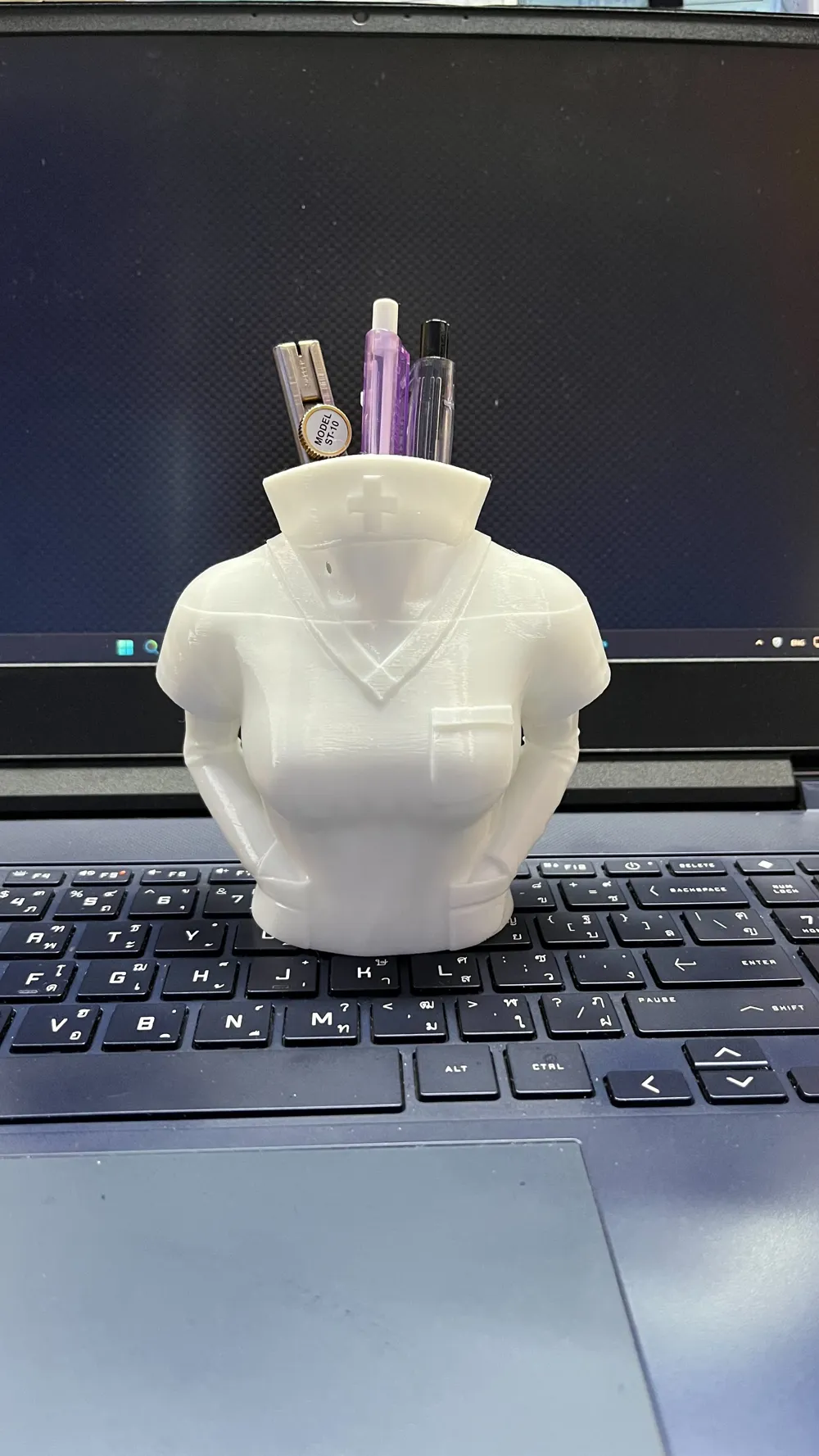 Nurse Uniform Pen Holder - Desk Organizer - Free 3D Print Model ...