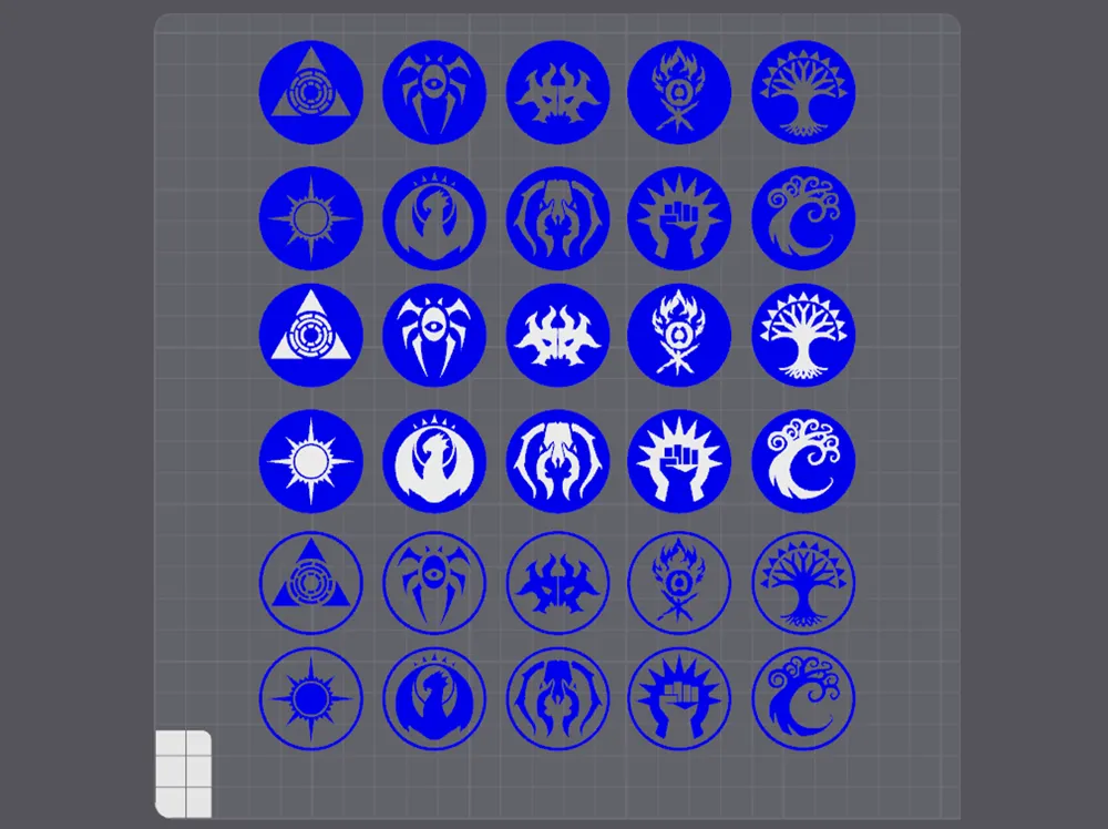 Magic the Gathering Icon & Symbol Library - MTG by TheMakerSphere ...