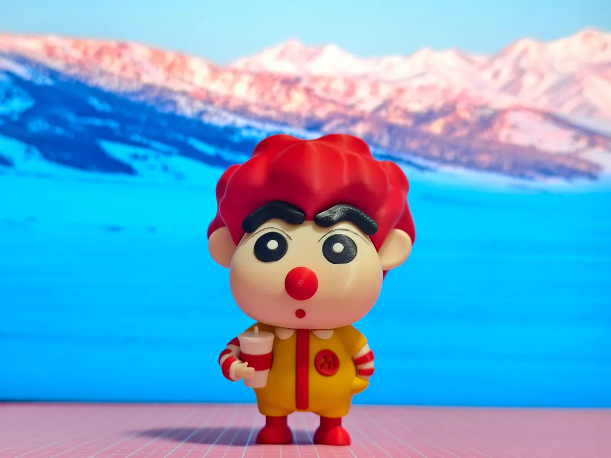 McDonald's Crayon Shin-chan - Free 3D Print Model - MakerWorld