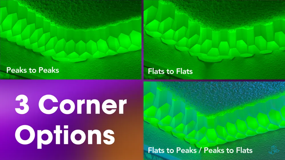 HEX Diffuser Molding/Covers for LED Strip Lights - Free 3D Print Model ...