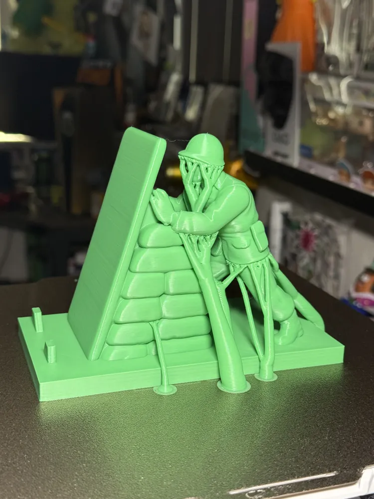 Classic Green Toy Army Man Phone/Tablet Stand - Free 3D Print Model ...