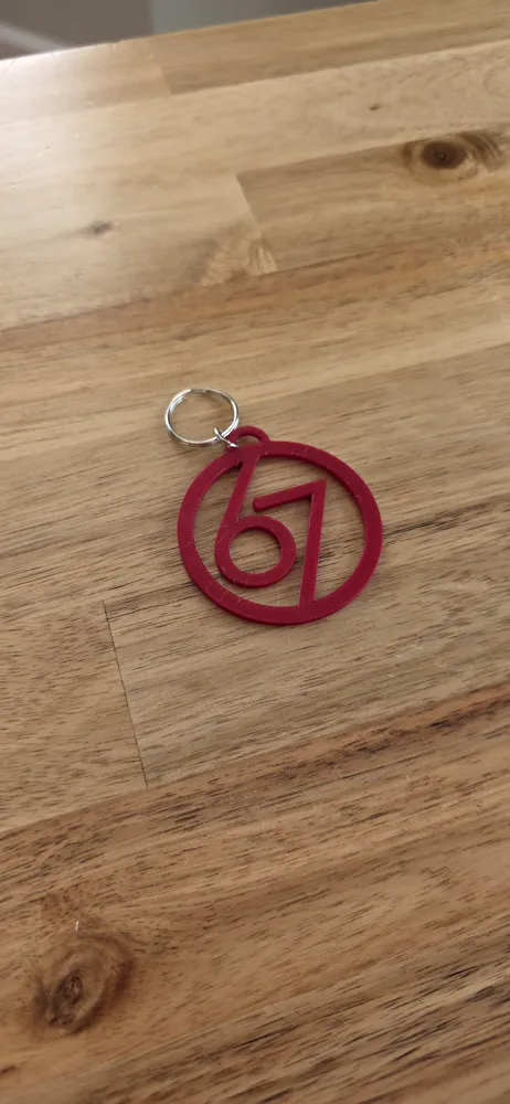 67 keychain by IronSerif MakerWorld: Download Free 3D Models