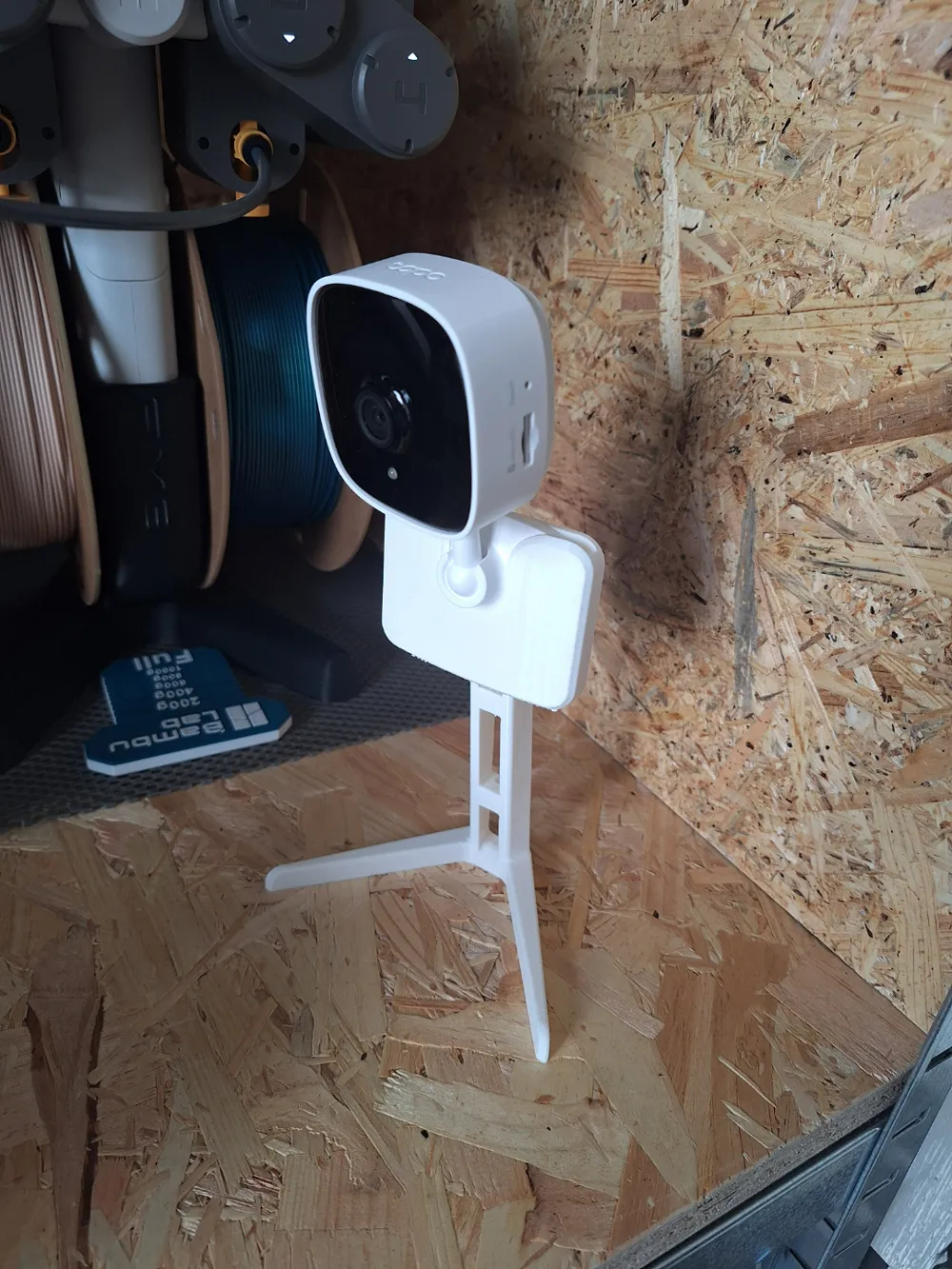 Camera Stand Tapo c110 Remixed by SixsFrames - MakerWorld