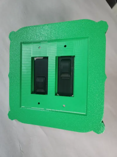 Double Rocker Style Light Switch (Flat Switch) by BEN 3D MakerWorld ...