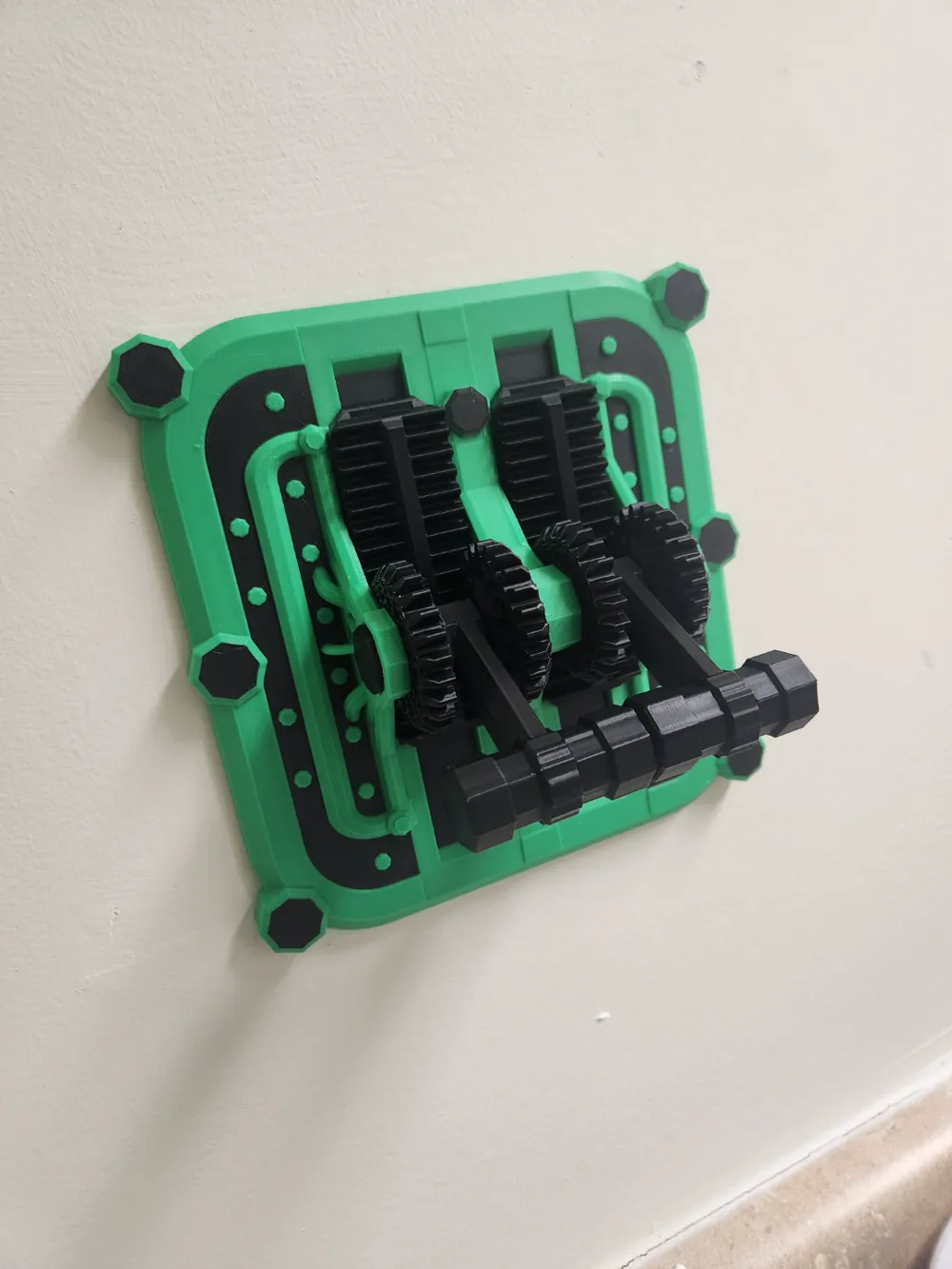 Double Rocker Style Light Switch (Flat Switch) - Free 3D Print Model ...