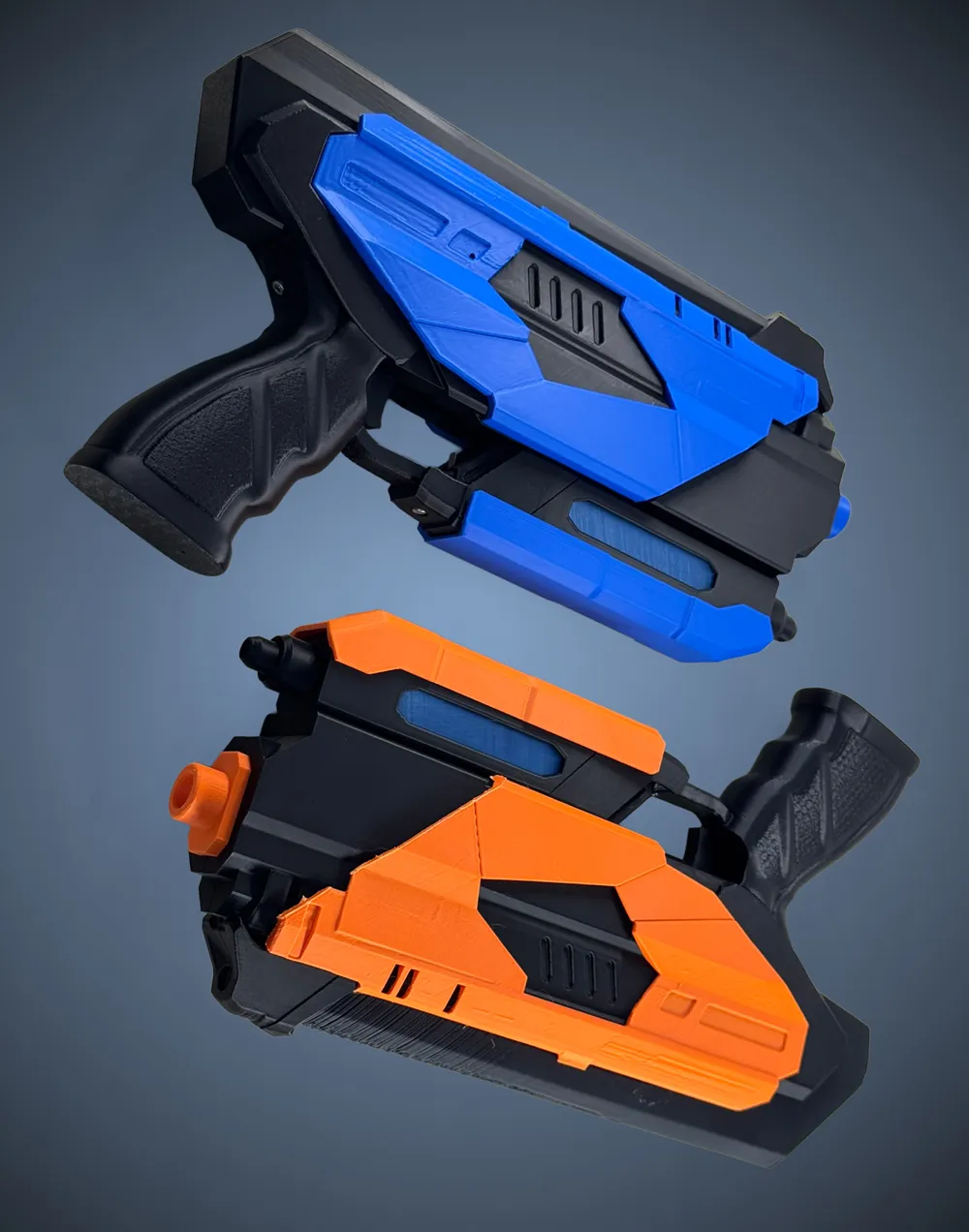 AquaPulse – Sci‑Fi Water Blaster - Free 3D Print Model - MakerWorld