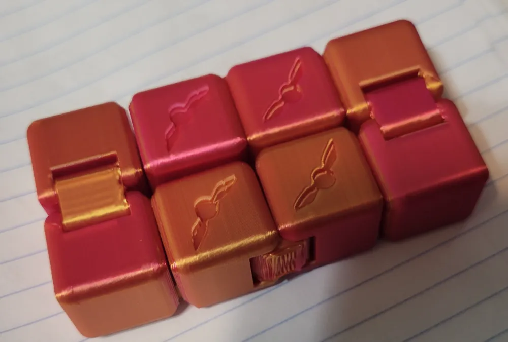 Golden Snitch Fidget Cube Remixed by lckaley - MakerWorld