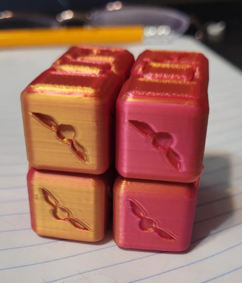 Golden Snitch Fidget Cube Remixed by lckaley - MakerWorld