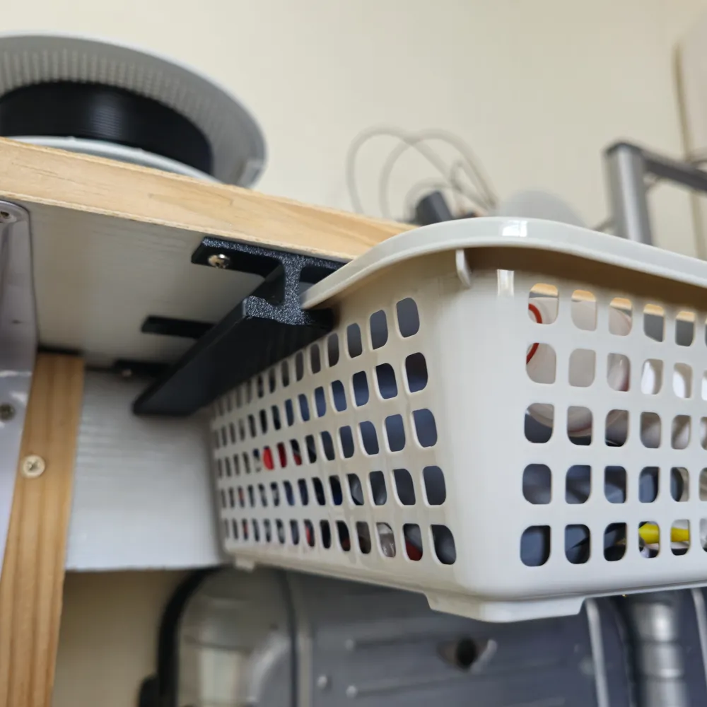 Shelf Sliding Basket Rail by Wadye MakerWorld: Download Free 3D Models