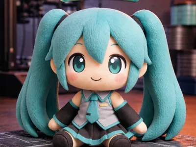 Hatsune Miku - Cute Chibi Figurine - Free 3D Print Model - MakerWorld