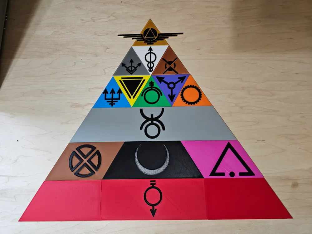 Red Rising - Pyramid of Society by MasterOfMjolnir MakerWorld: Download ...