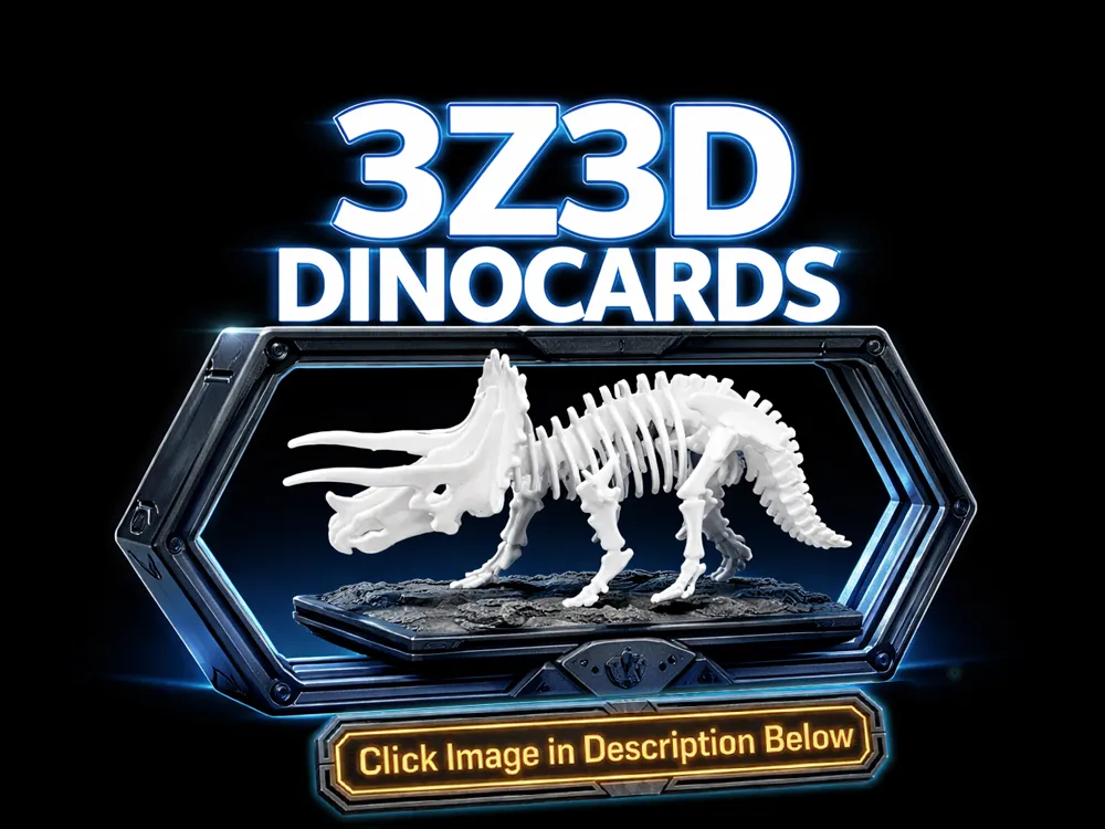 Cartão de Kit Dinossauro Triceratops - DinoCards-CC BY-SA - Modelo ...