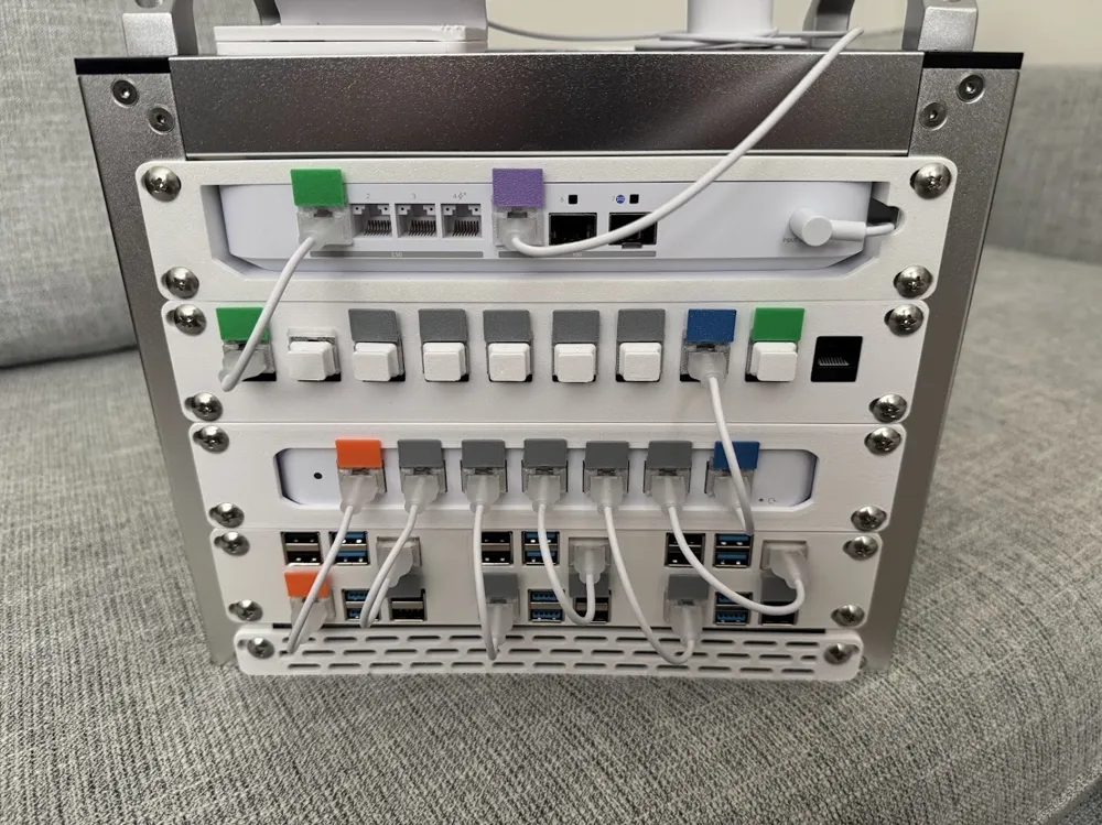 10in Mini Rack - UCG-Fiber 1U Mount by DToX MakerWorld: Download Free ...