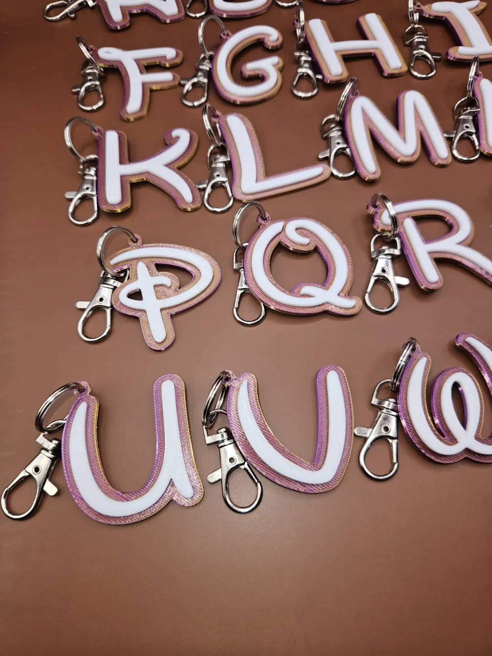 Disney style font Alphabet Keychains by MB3D MakerWorld: Download Free ...