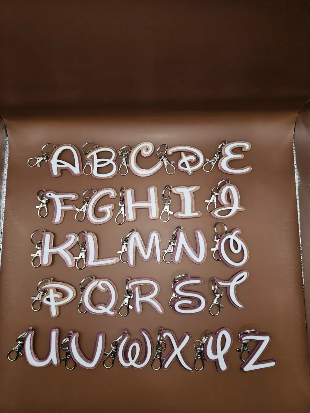 Disney style font Alphabet Keychains by MB3D MakerWorld: Download Free ...