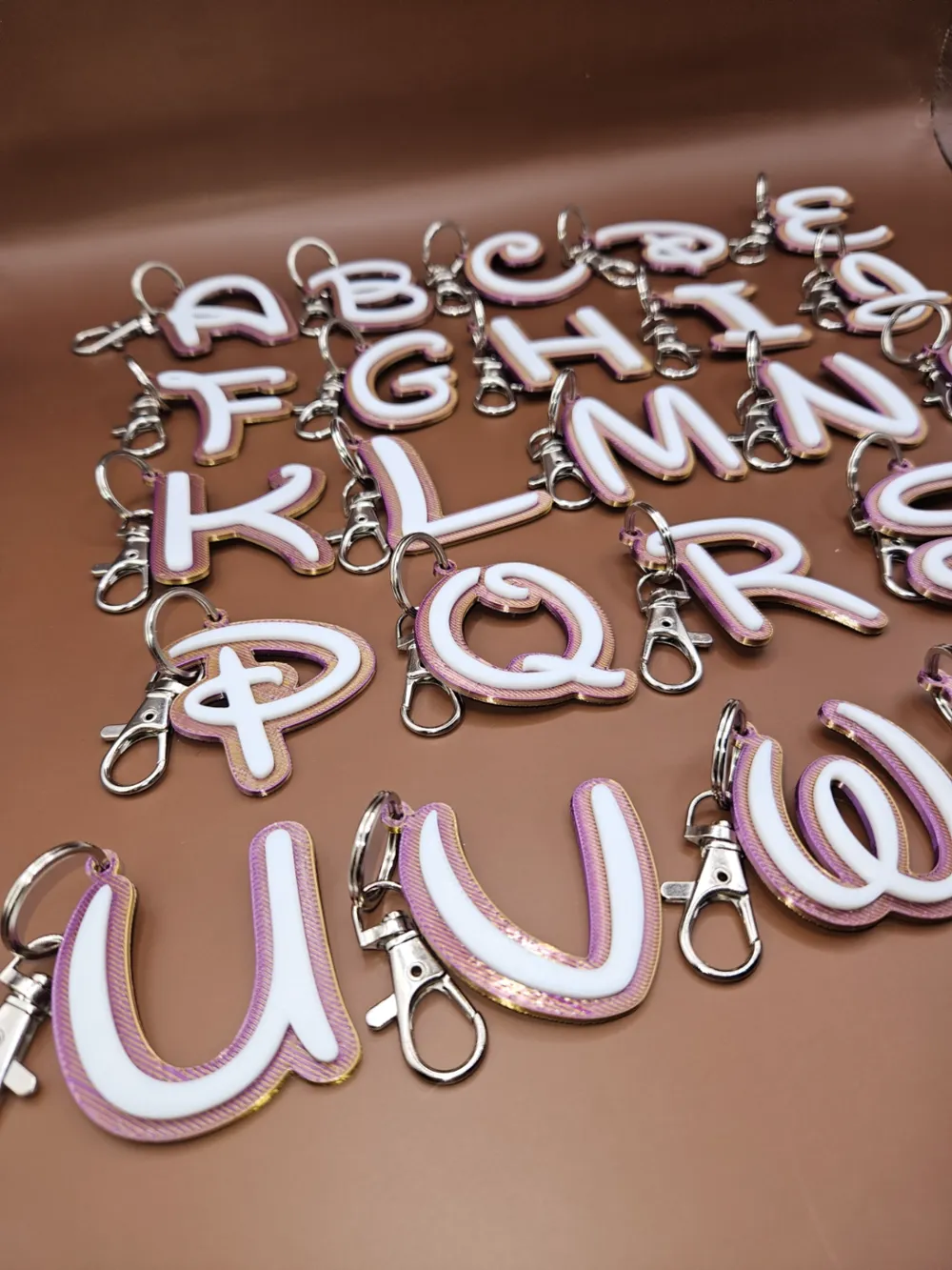 Disney style font Alphabet Keychains by MB3D MakerWorld: Download Free ...