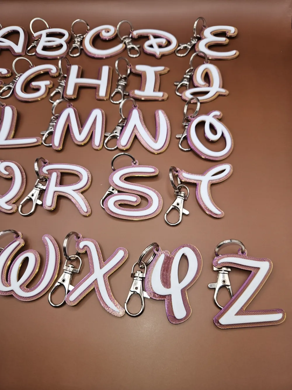 Disney style font Alphabet Keychains by MB3D MakerWorld: Download Free ...