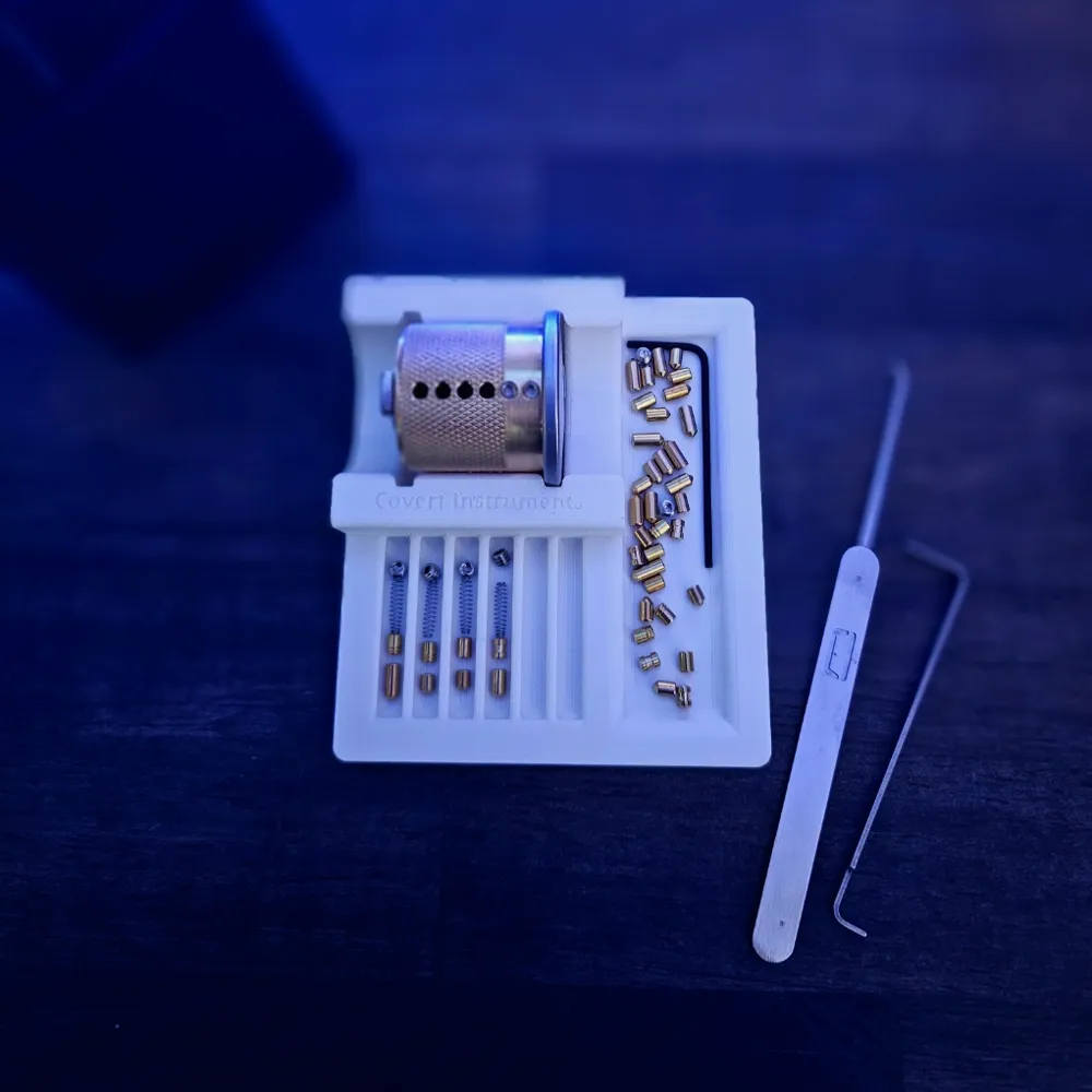 CI Practice Lock Pinning Tray by GTPerrault - MakerWorld