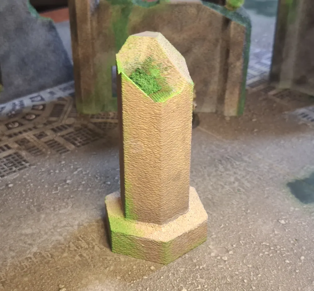 Full Town of Ruins Terrain. Easy to Print & Paint - Free 3D Print Model ...