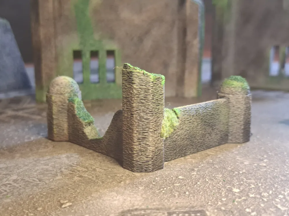 Full Town of Ruins Terrain. Easy to Print & Paint - Free 3D Print Model ...