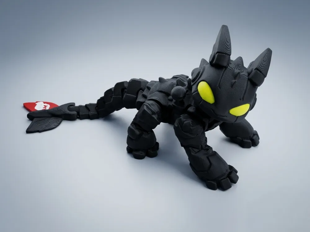 Build Your Dragon Modular Mecha Toothless Flexi - Free 3D Print Model ...