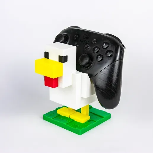 Minecraft Joystick controller holder minecraft - Free 3D Print Model ...