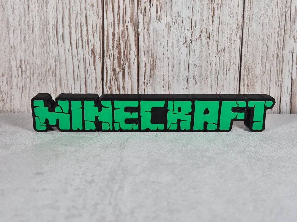 Desk-Ready 3D Minecraft Logo by DB Components - MakerWorld