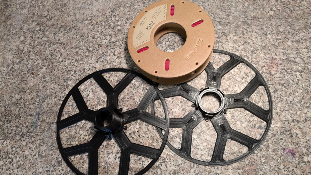 Spool adaptor for mini spools by motor-fuzzi MakerWorld: Download Free ...