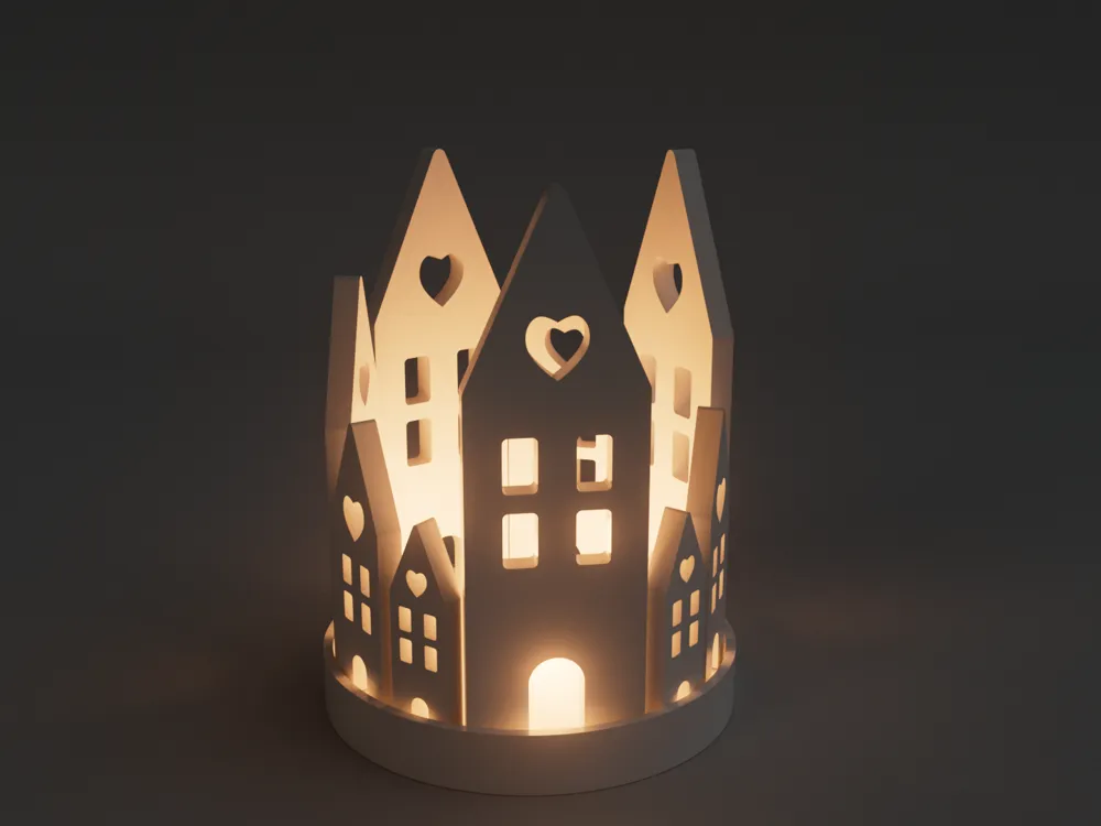 Kartenhaus mit Licht von Chua MakerWorld: Kostenlose 3D-Modelle ...