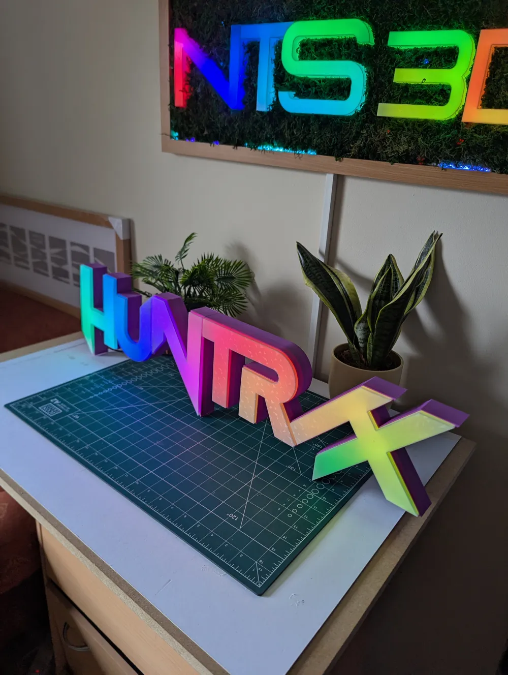 Huntrix large LED sign 830m x 200mm by NotTooShabbyCreations MakerWorld ...