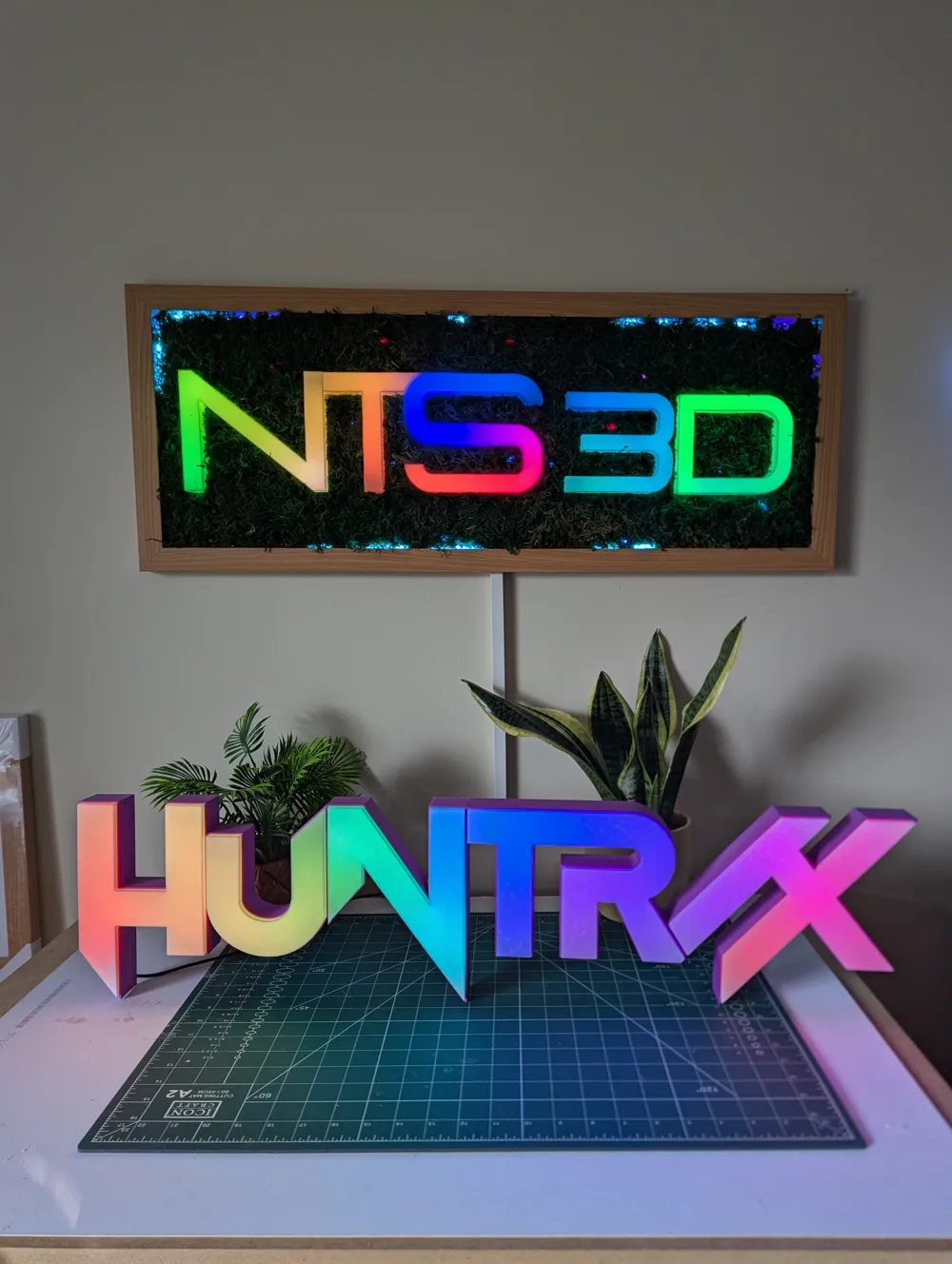 Huntrix large LED sign 830m x 200mm by NotTooShabbyCreations MakerWorld ...