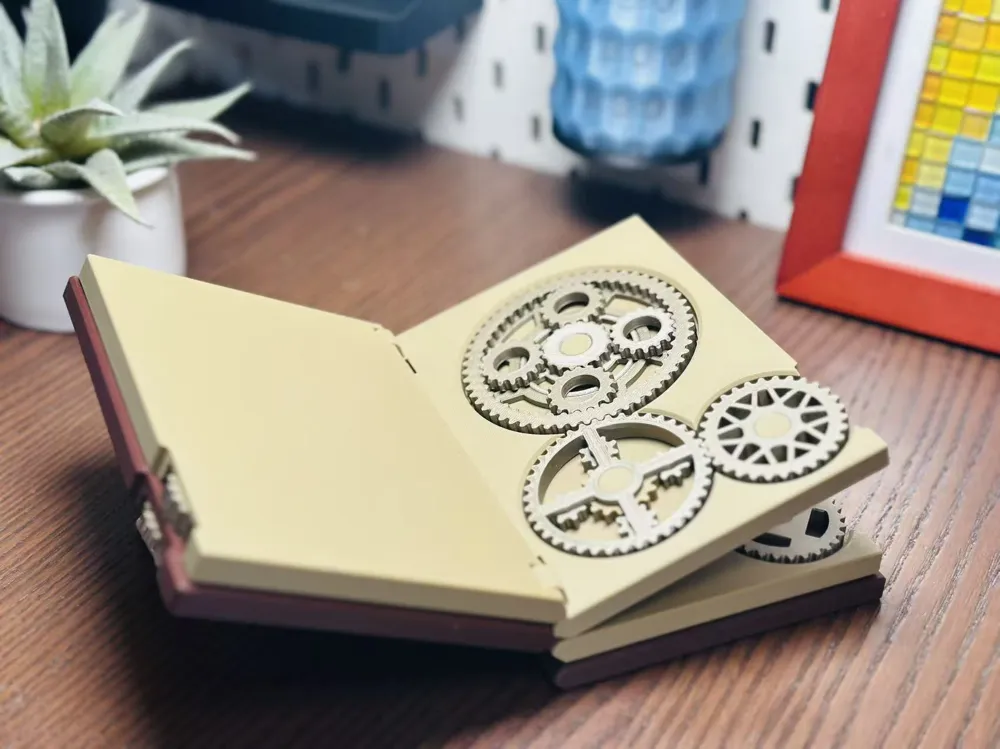 Moving Mechanisms —— A Fully 3D Printed Book - Free 3D Print Model ...