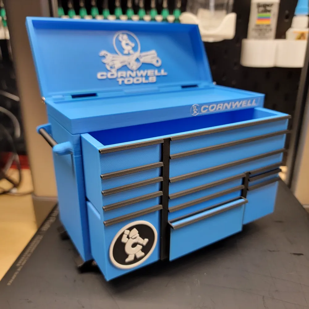 Cornwell Desk Tool Chest w Lid Business Display - Free 3D Print Model ...
