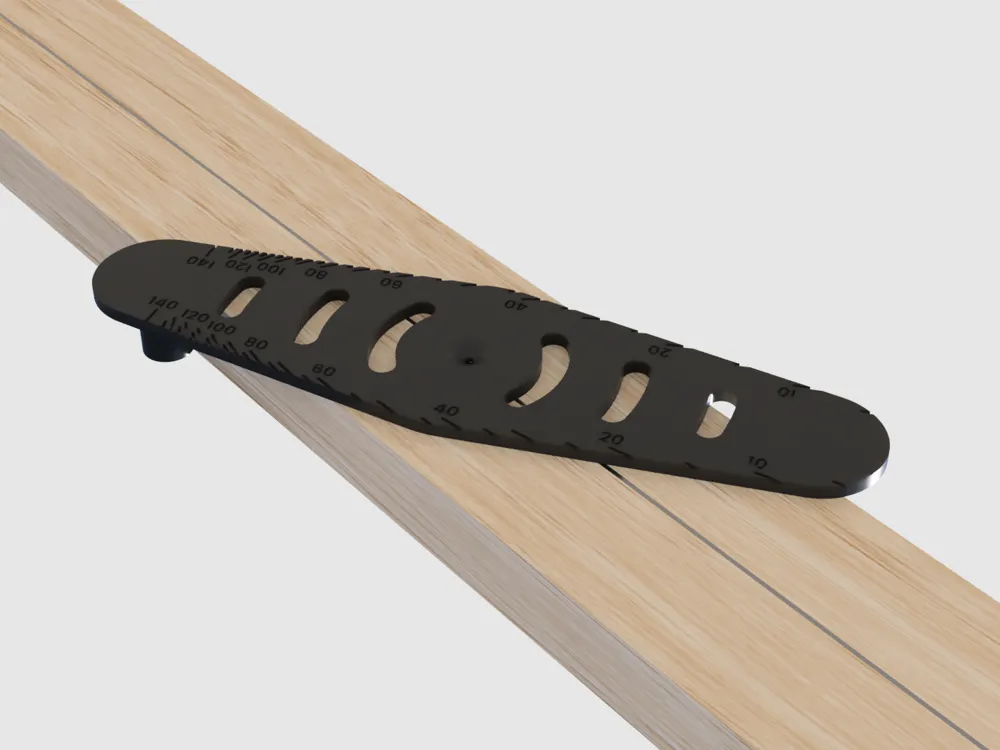 Center Finder with Built-In Width Ruler 140mm by Zwamdurkel MakerWorld ...