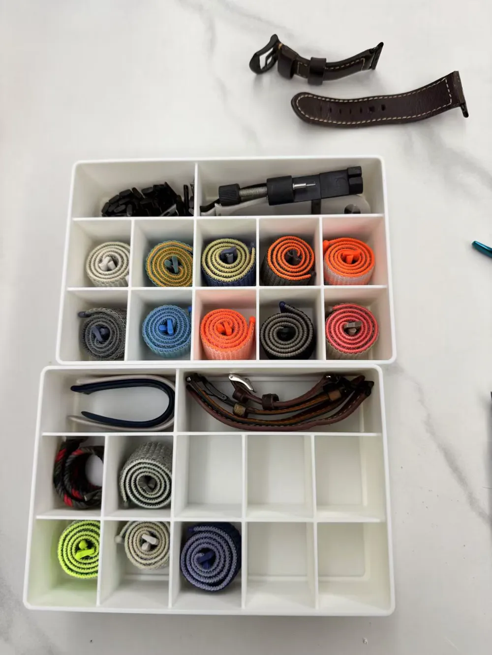 Stackable Storage Box/Apple Watch Band Storage Box - Free 3D Print ...