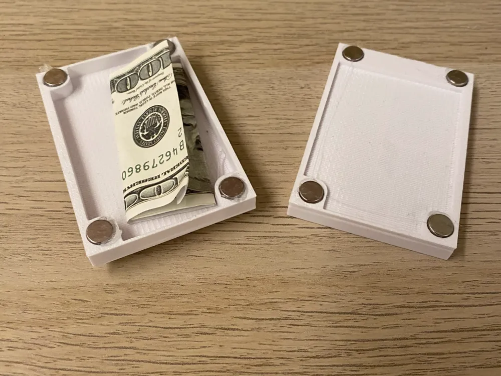 Magnetic hidden compartment for Under desk drawer by MORG0_ - MakerWorld