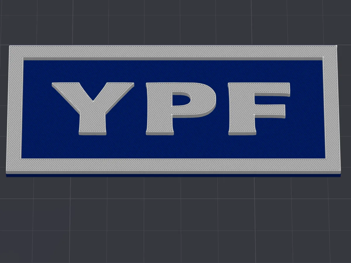 YPF logo by 3Dthing MakerWorld: Download Free 3D Models