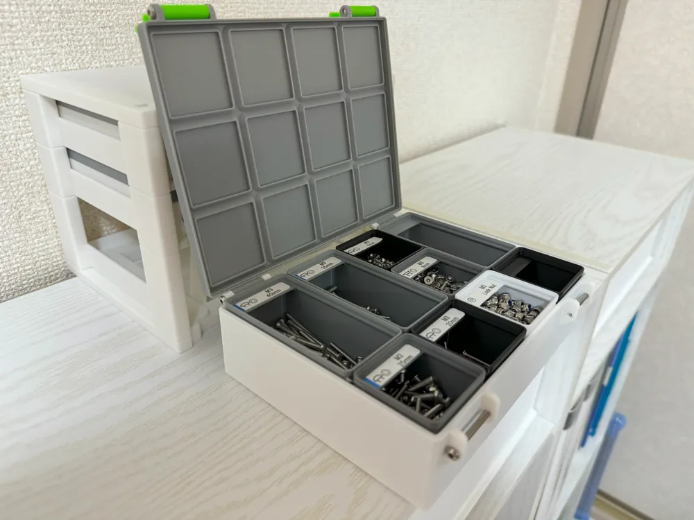 Slim Parts Storage - Gridfinity 4 x 3 by Alcia Alford MakerWorld ...