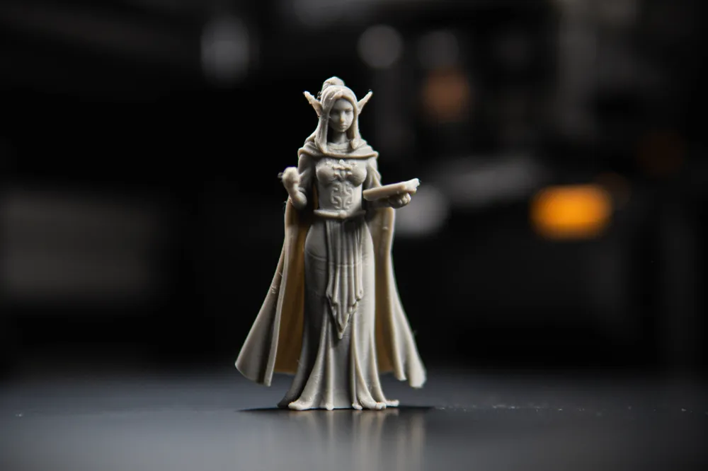 Elven Cleric - DnD Tavern - Free 3D Print Model - MakerWorld