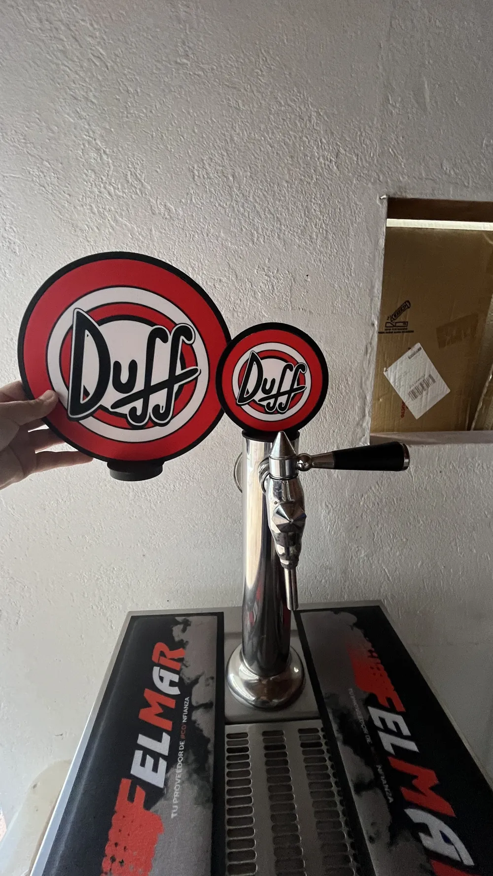 Duff Logo Simpson Beer Tap // Beer Tap - Free 3D Print Model - MakerWorld