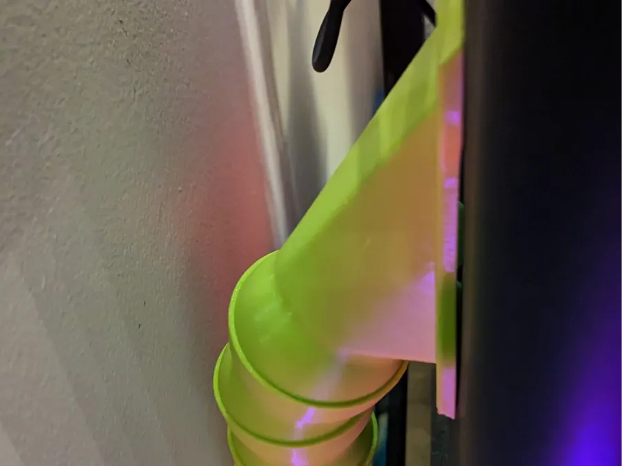 Poop Chute Flexi Pipe 8x 8x1.5mm magnet interface - Free 3D Print Model ...