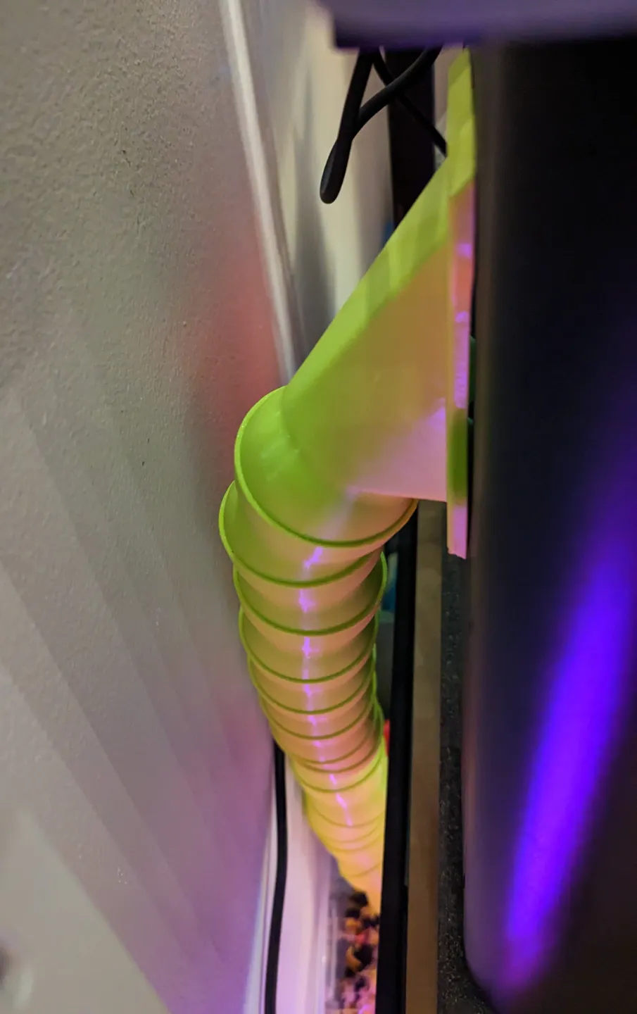 Poop Chute Flexi Pipe 8x 8x1.5mm magnet interface - Free 3D Print Model ...