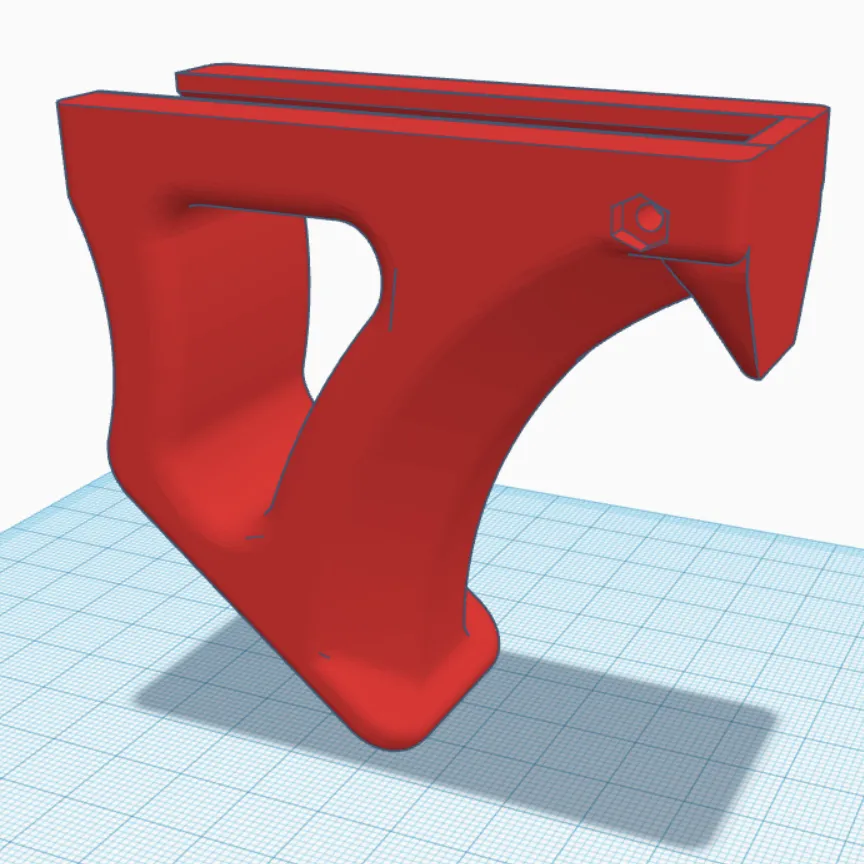 Viper Angled Picatinny Foregrip - Free 3D Print Model - MakerWorld