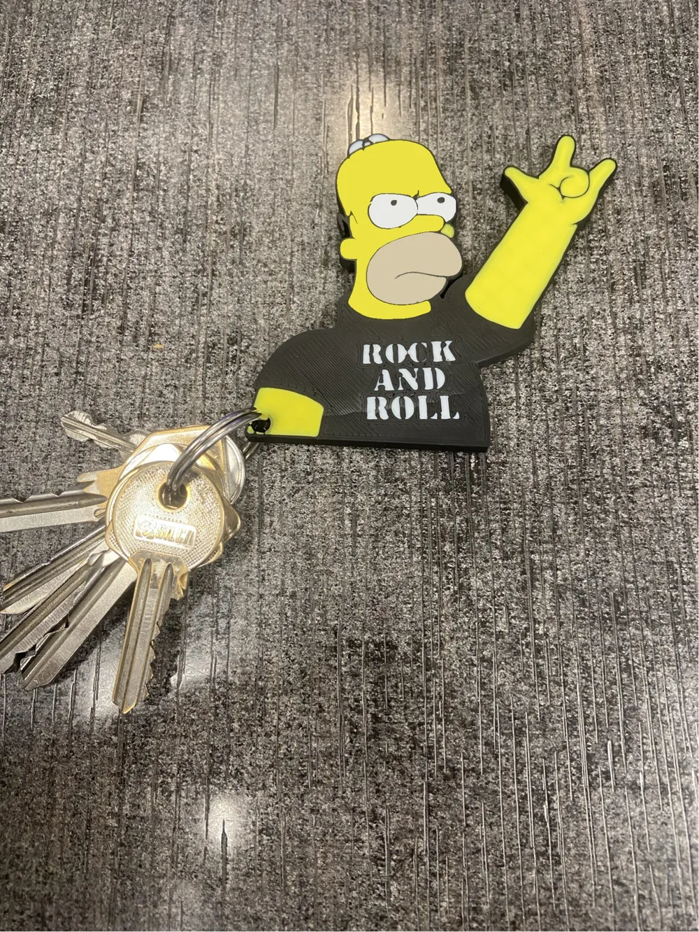Homer Simpson Rock ‘n’ Roll por GAF 3D MakerWorld: Descarga Modelos 3D ...