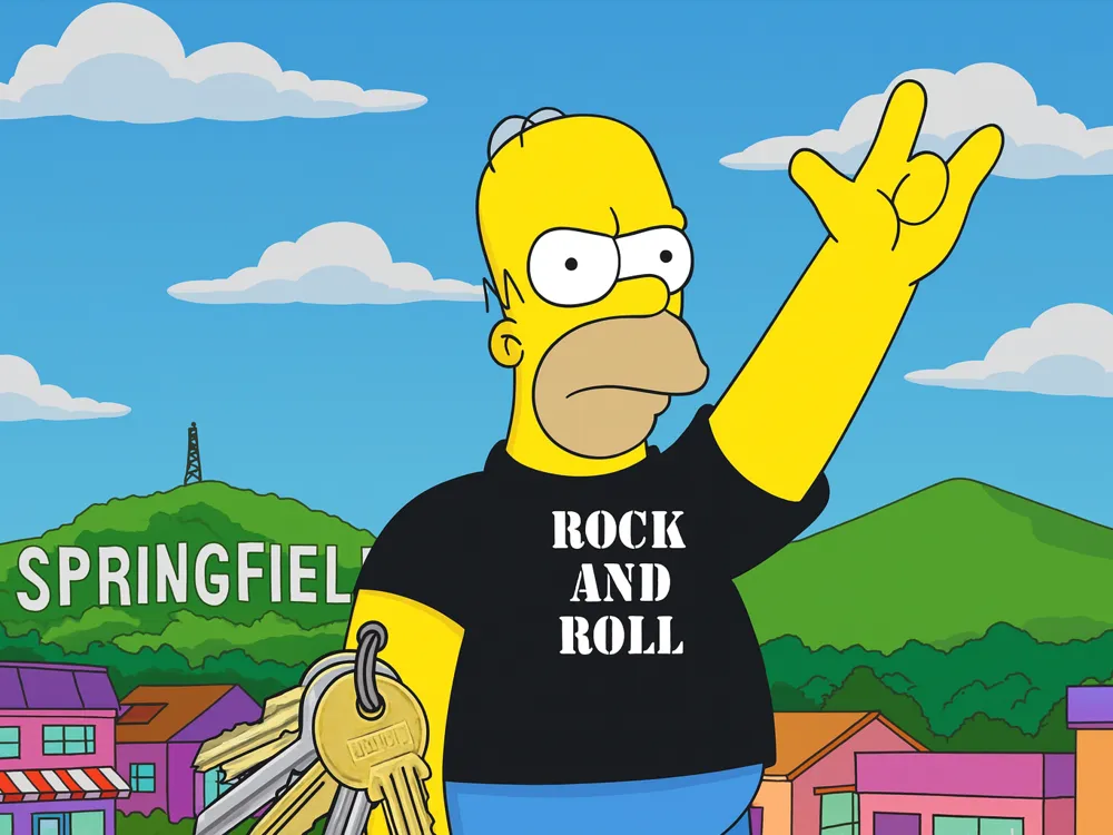 Homer Simpson Rock ‘n’ Roll por GAF 3D MakerWorld: Descarga Modelos 3D ...